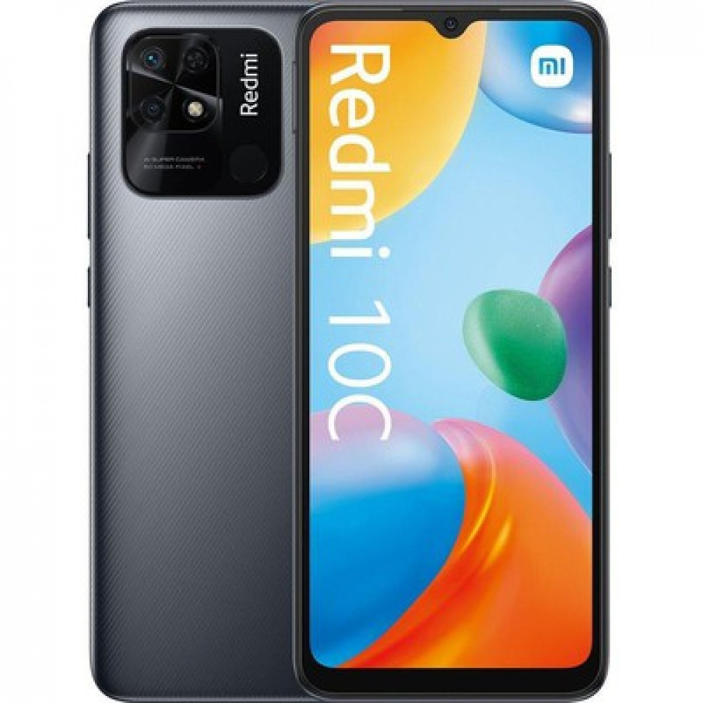 XIAOMI mobilni telefon Redmi 10C 4GB/64GB Graphite Gray