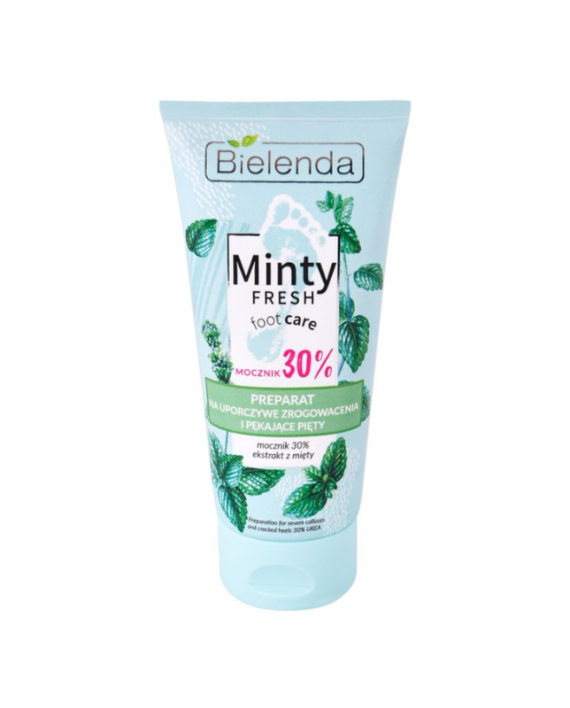 Krema za uklanjanje zadebljanja na koži stopala BIELENDA Minty Fresh 75ml