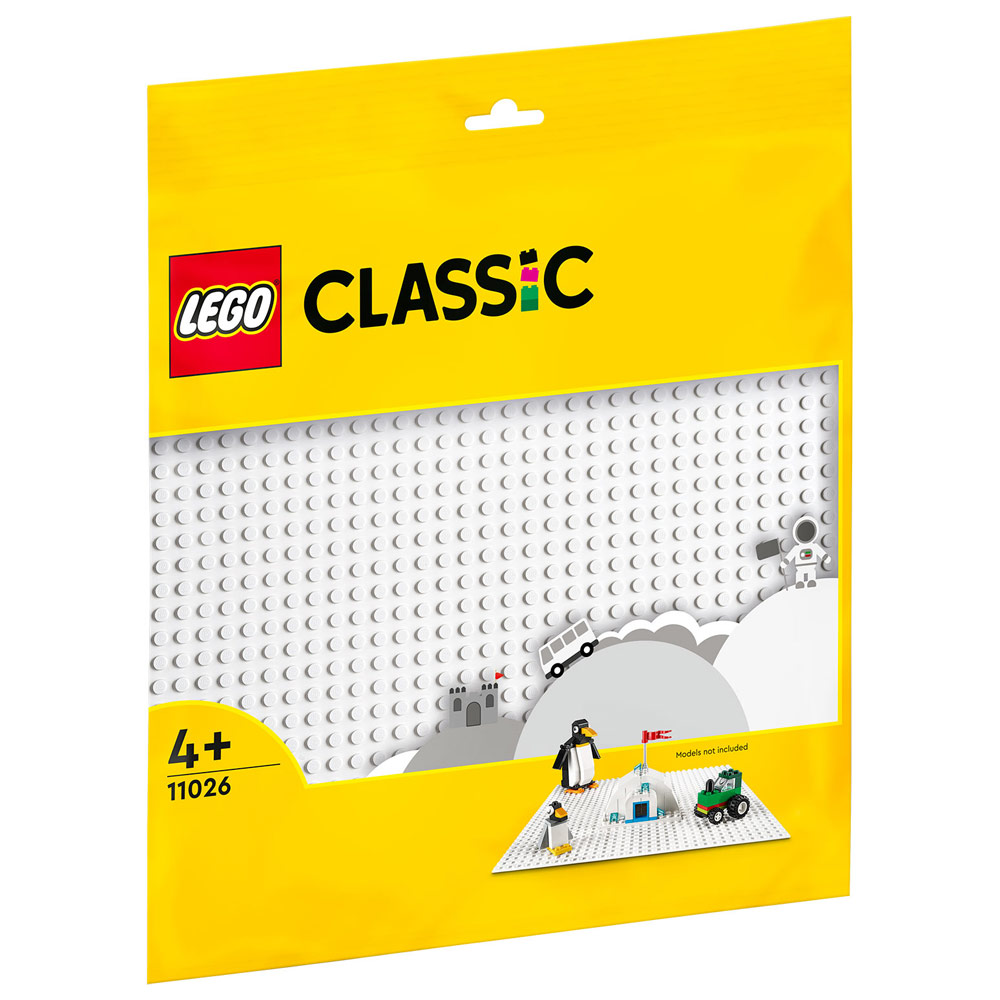LEGO CLASSIC Bela podložna pločica