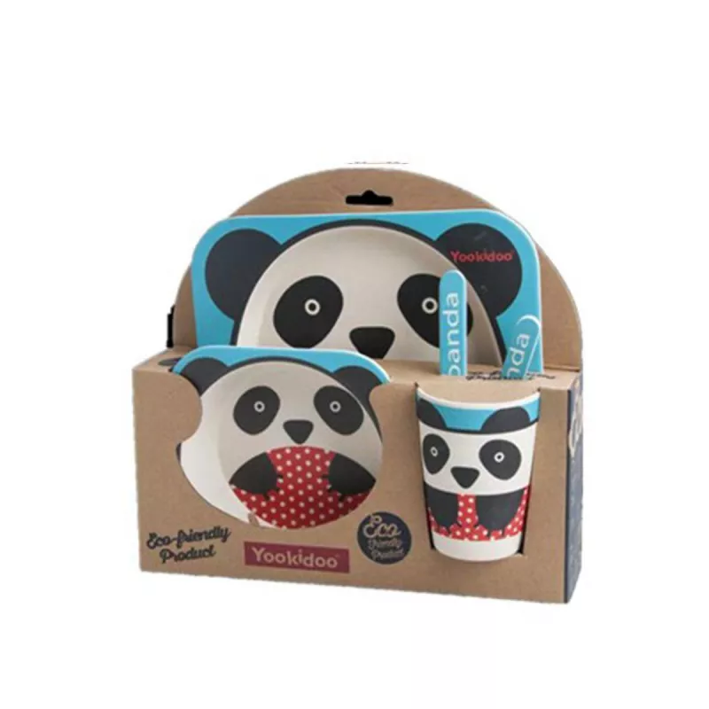 Jungle bambus set za jelo - panda