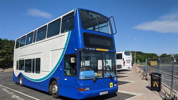 Volvo B7 double decker, 74 belted seats PSVar, CCTV dvospratni autobus