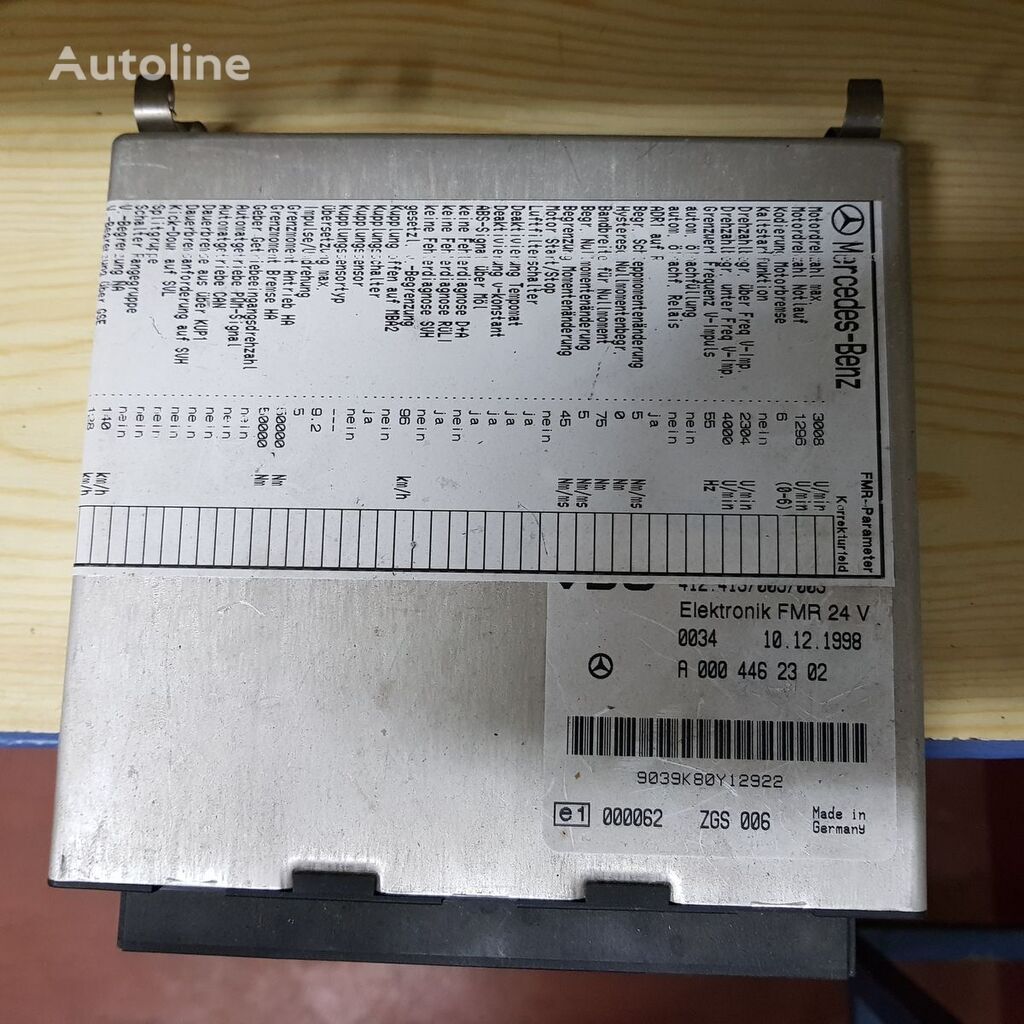 Mercedes-Benz FR CONTROL UNIT A0004466602 upravljačka jedinica za Mercedes-Benz ACTROS tegljača