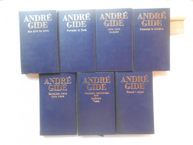 Andre Gide, Andre Žid, Odabrana djela 7 knjiga, OK Ri