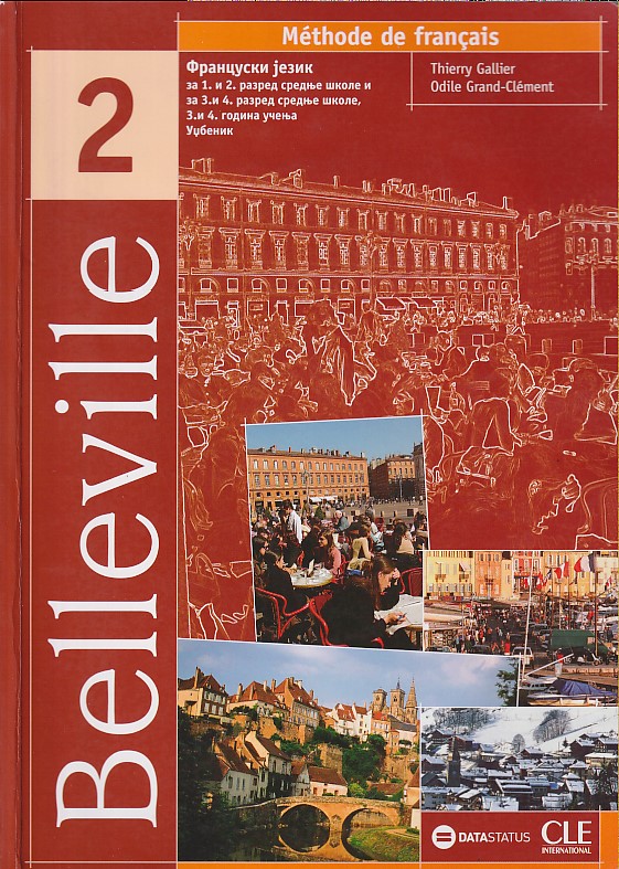 BELLEVILLE 2 – Udžbenik Francuskog jezika za 1. i 2. razred srednje škole (Data Status)