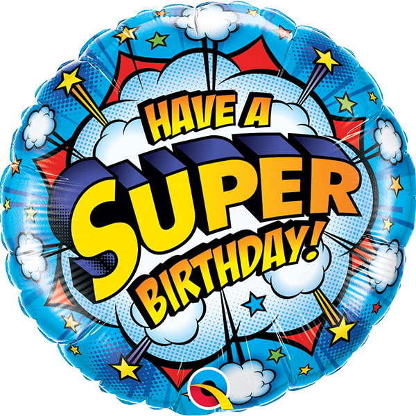 41623
18″ Foil Have A Super Birthday!