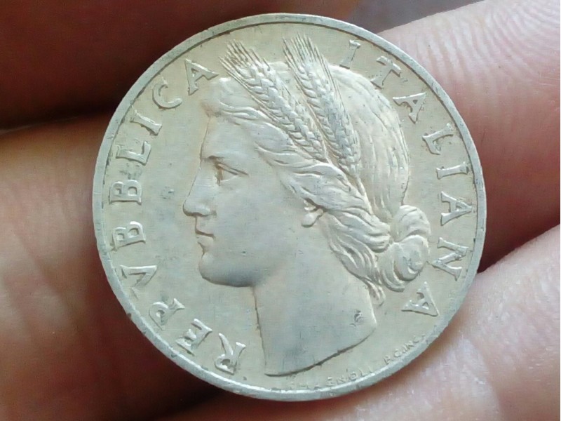 Italija, 1 lira 1949