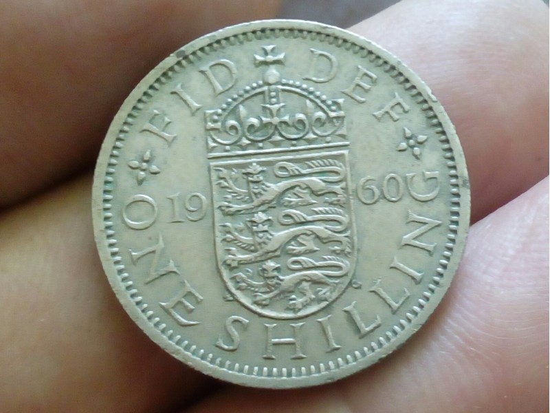 Velika Britanija, 1 siling 1960