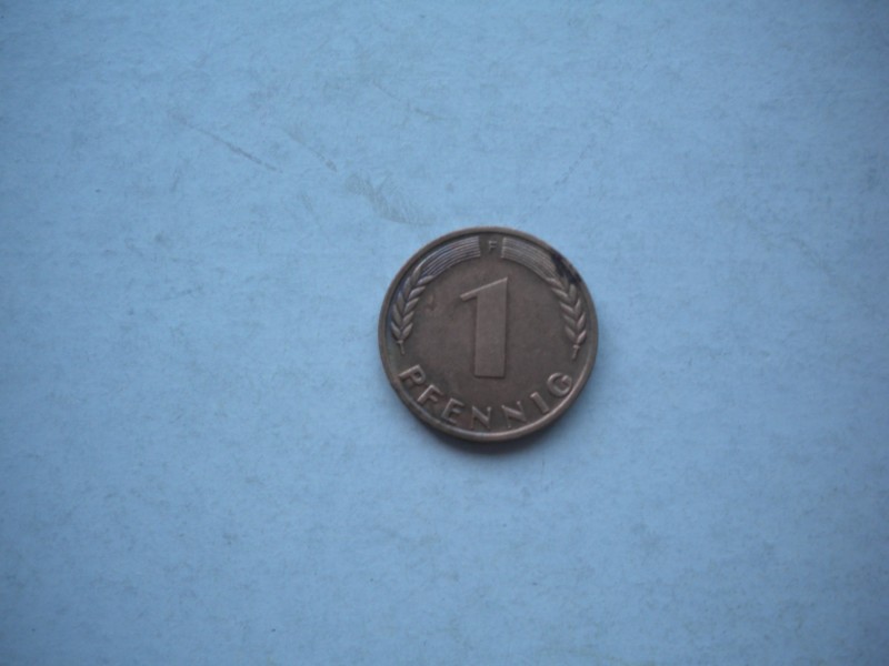 1 PFENNIG 1972F - NEMACKA