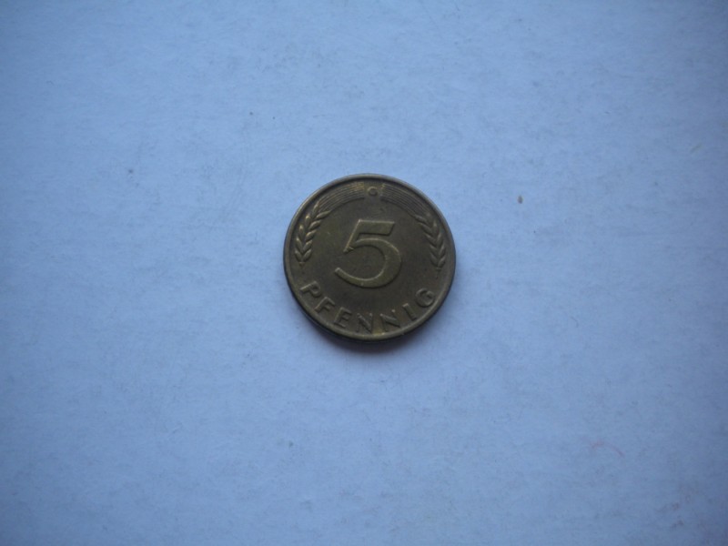 5 PFENNIG 1950G - NEMACKA