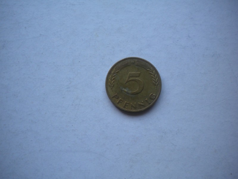 5 PFENNIG 1950G - NEMACKA