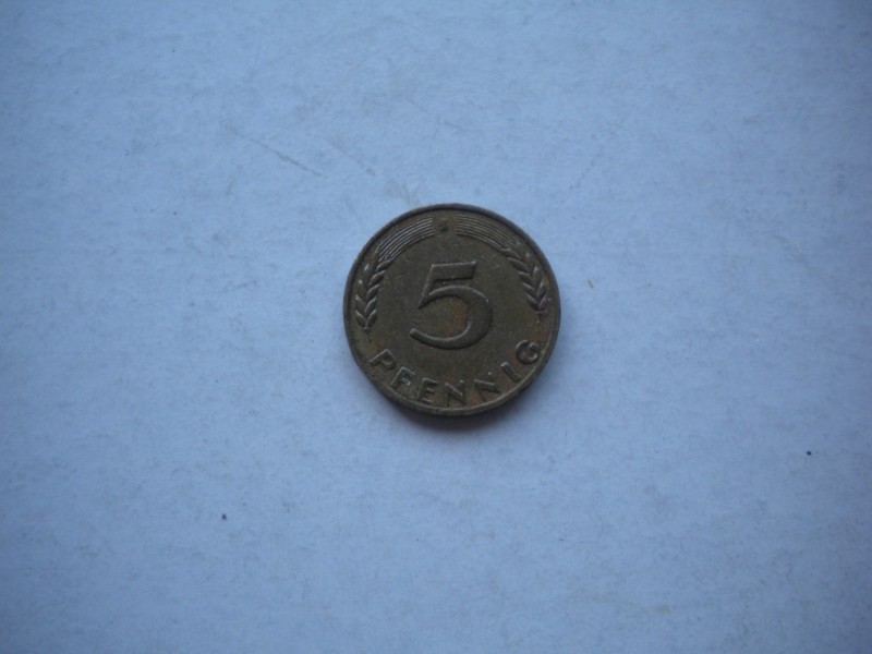 5 PFENNIG 1971J - NEMACKA