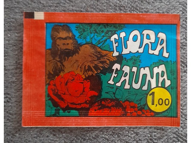 Flora i fauna, 1975, Kompletna kesica sa sličicama