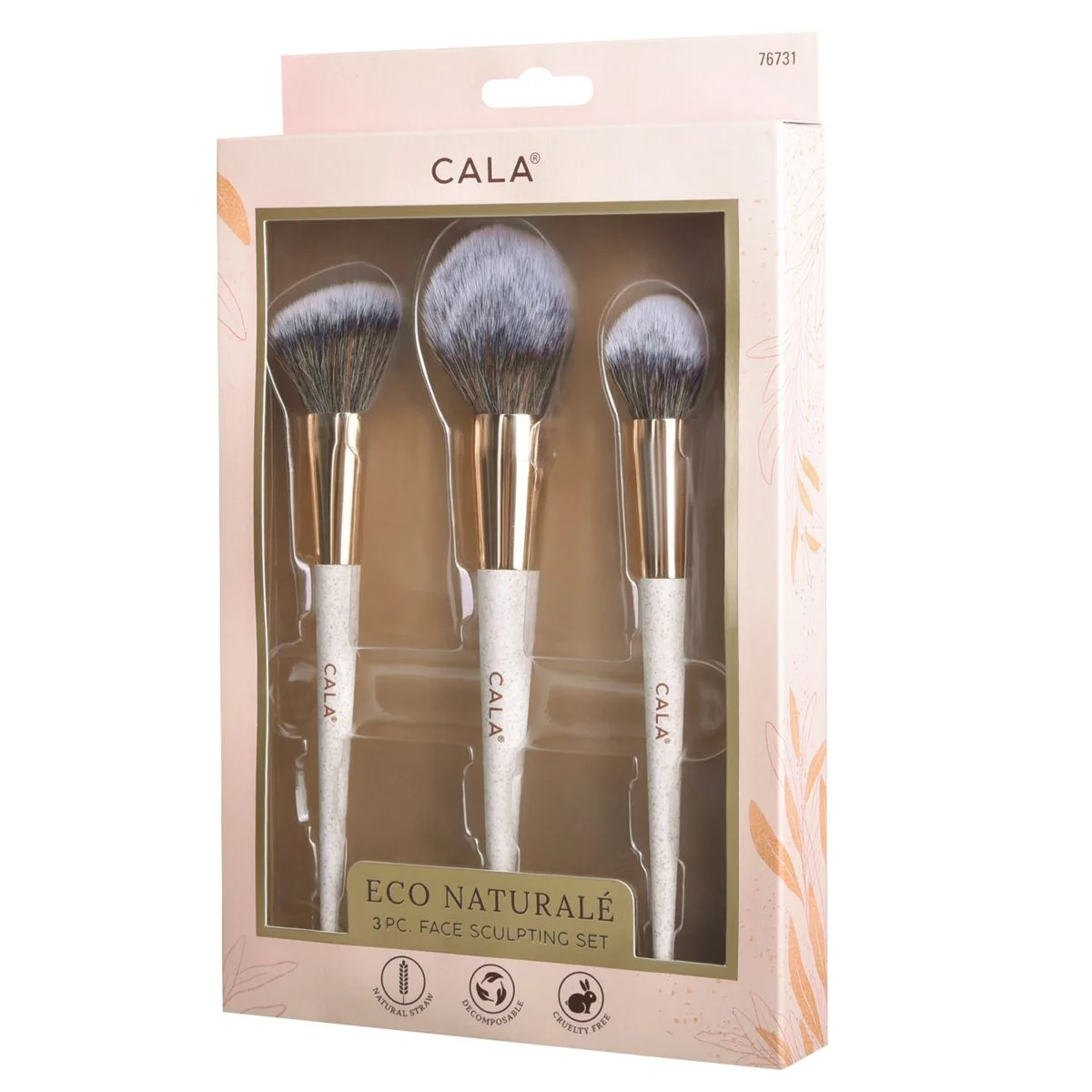 Set četkica za šminkanje CALA 76731 Eco Naturale 3/1