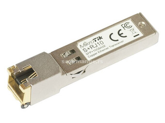 Mikrotik S+RJ10 SFP+ modul RJ45 10Gbps do 200m