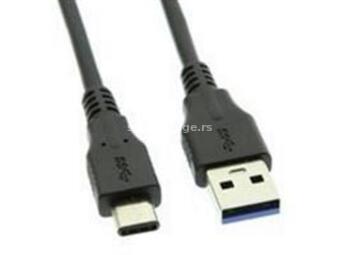 Kabl USB 3.0 A - USB tip C 3.1 M/M 1M crni