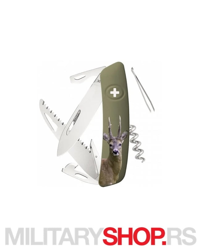 Swiza Švajcarski Multitool D05 Oliv Deer