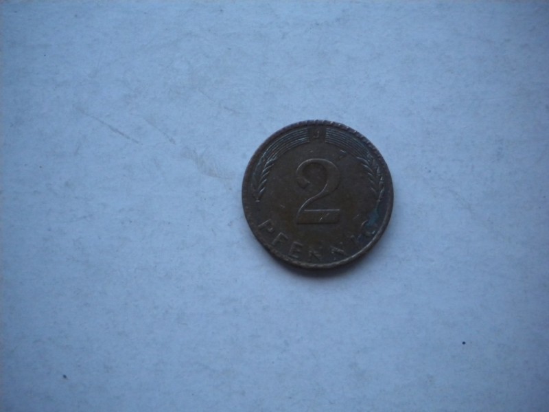 2 PFENNIG 1975D - NEMACKA