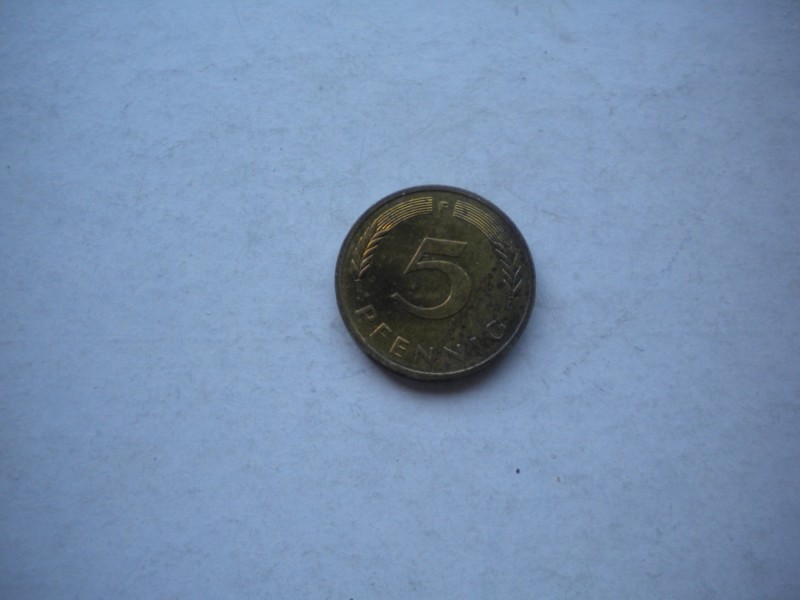 5 PFENNIG 1977F - NEMACKA