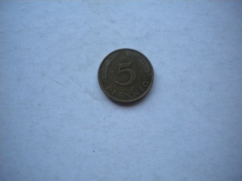 5 PFENNIG 1978J - NEMACKA