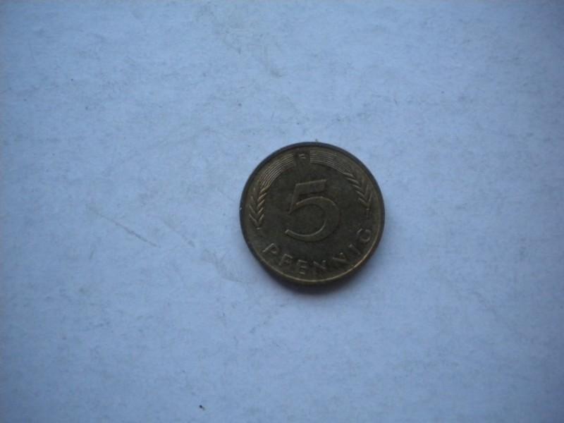 5 PFENNIG 1978F - NEMACKA