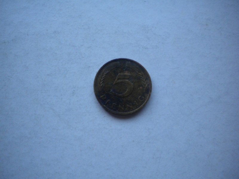 5 PFENNIG 1980F - NEMACKA