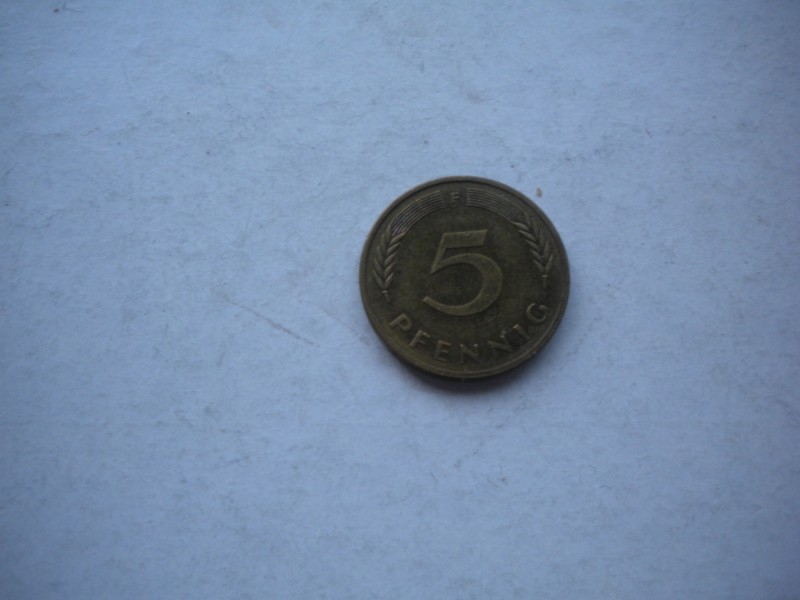 5 PFENNIG 1981F - NEMACKA