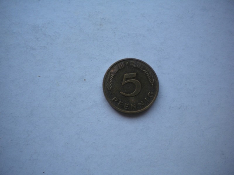 5 PFENNIG 1982F - NEMACKA