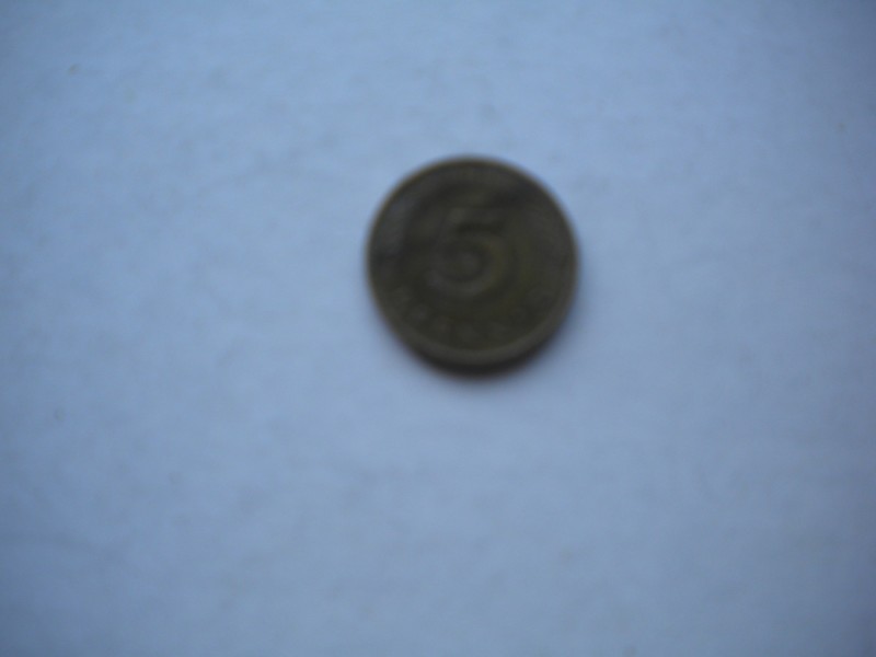 5 PFENNIG 1989 D - NEMACKA