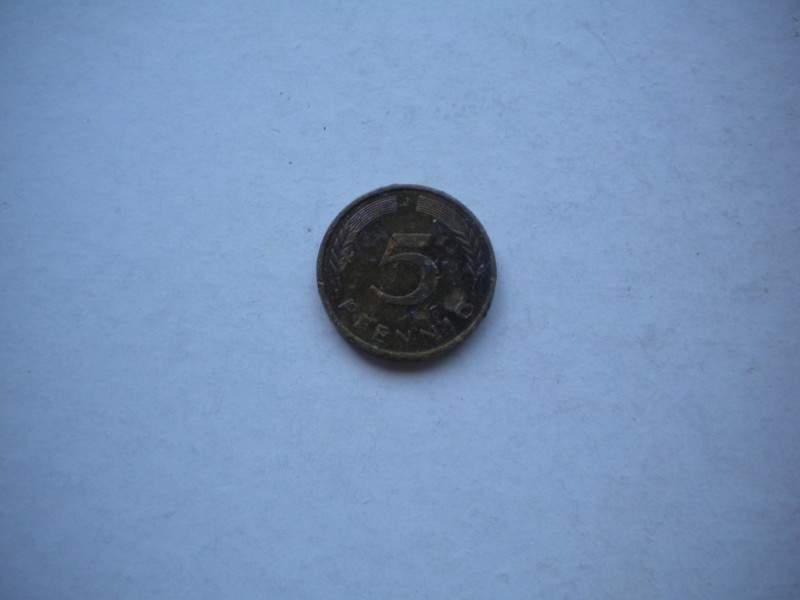 5 PFENNIG 1990J - NEMACKA