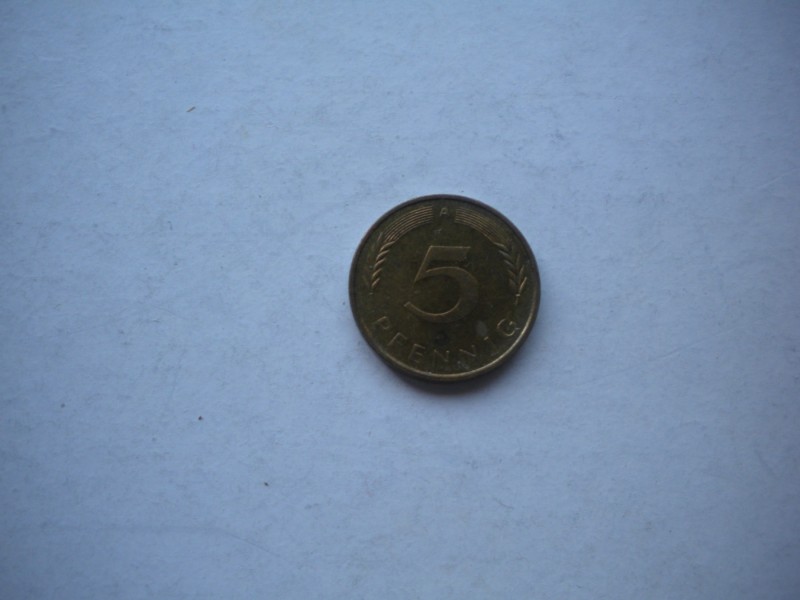 5 PFENNIG 1991A - NEMACKA