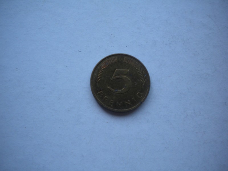 5 PFENNIG 1992D - NEMACKA