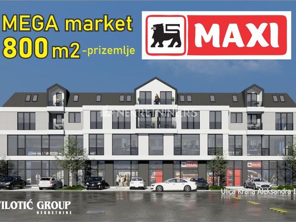 USKORO !!! STANOVI sa MAXI Marketom u prizemlju