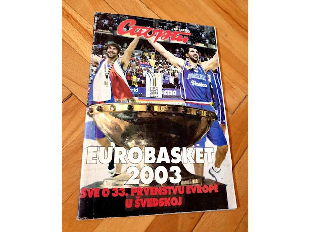 Euro Basket 2003 SVE O 33 .prvenstvom Evrope u Svedskoj