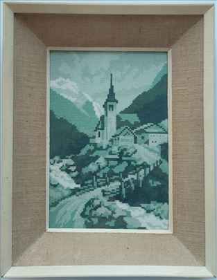 Vilerov goblen Crkvica u planinskom selu