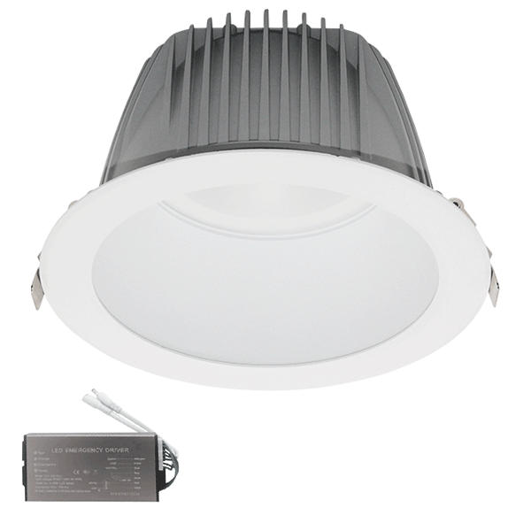 EL-6228 RECESSED LED DOWNLIGHT 30W 6500K+EMERGENCY KIT