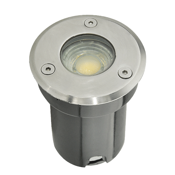 GRF5 LED GROUND FIXTURE 3W 3000K IP68 12V 15°