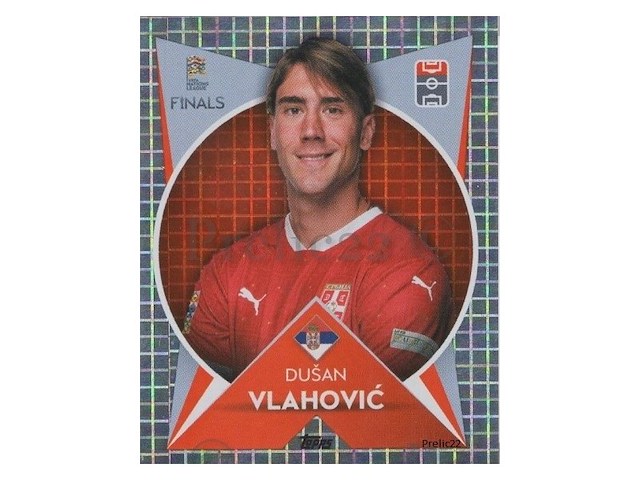 Liga nacija 2022/2023 053, Topps Dušan Vlahović