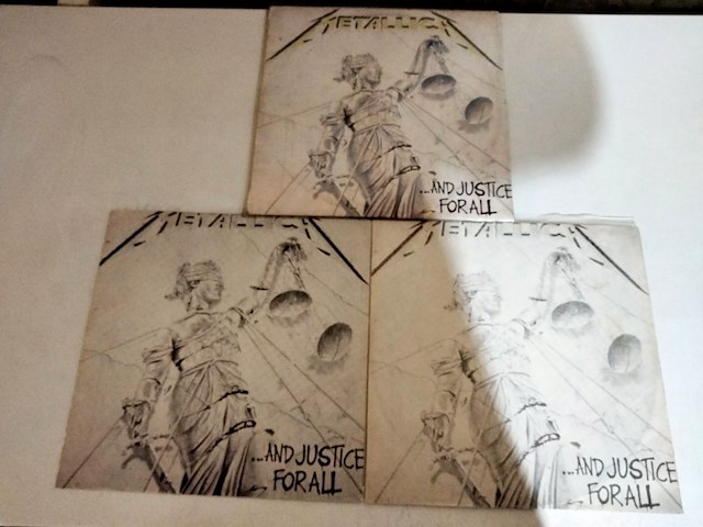 METALLICA  and JUSTICE for ALL RTB 2XLP MINT