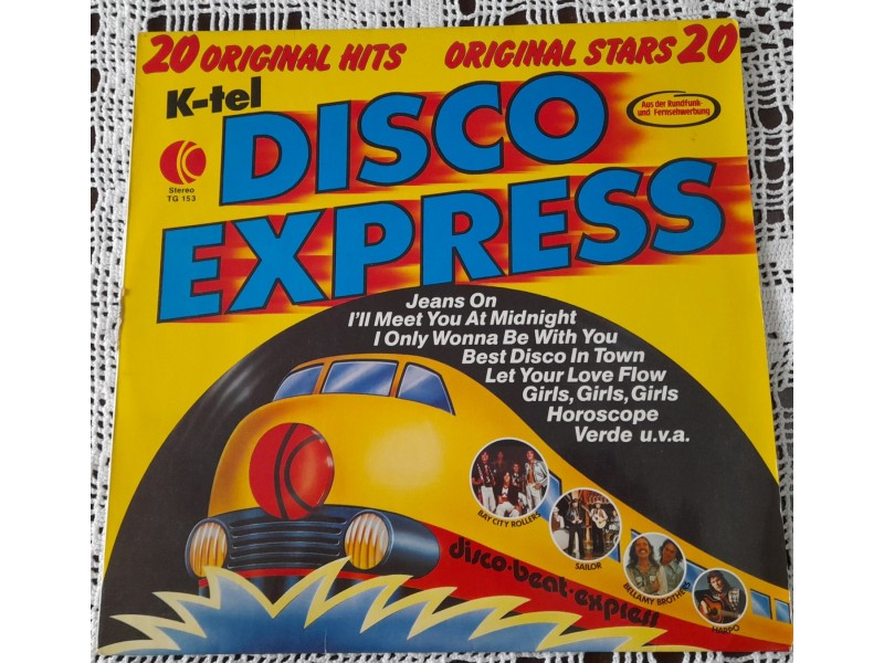 LP Disco express 20 original hits 20 original stars