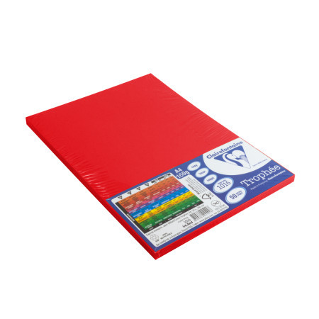 Claire, kopirni papir, A4, 160g, intenzivna crvena, 50K ( 486383 )