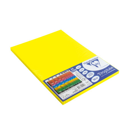 Claire, kopirni papir, A4, 160g, intenzivna žuta, 50K ( 486386 )