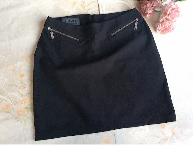 Versace Vintage  crna suknja Vrsace jeans couture Velic