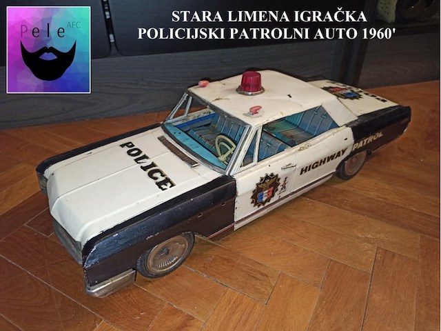 Stara limena igracka - Policijski auto Buick 1960`