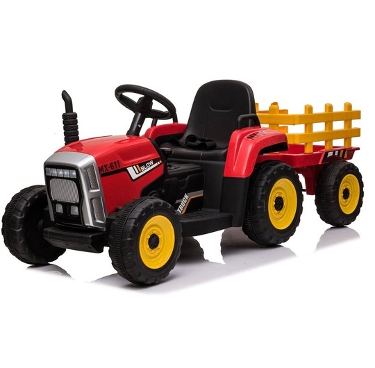 Dečiji traktor sa prikolicom na akumulator, model 261