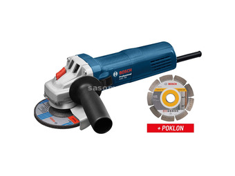 Bosch GWS 750-125 + poklon dijamantska ploča; mala ugaona brusilica 750W; 125mm (060139400D)