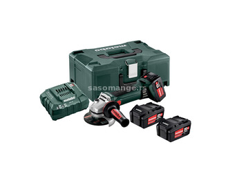 Metabo W 18 LTX 125 Quick set, aku brusilica, 3x4.0Ah (602174960)