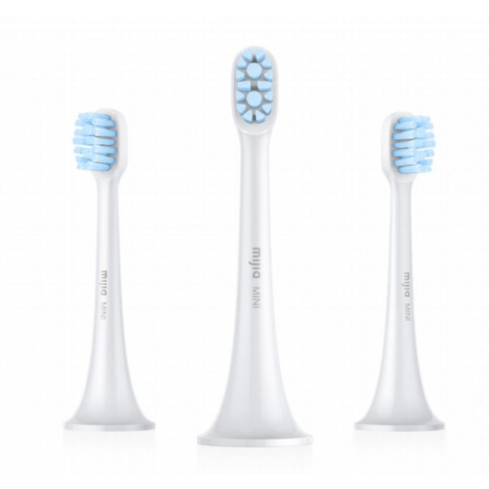 Xiaomi Mi Electric Toothbrush Head, 3-pack,mini, Light Grey