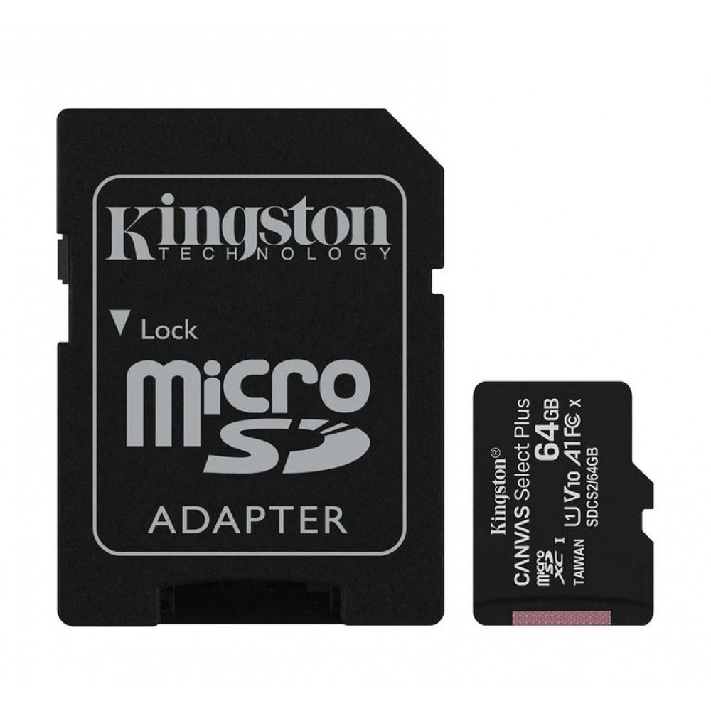 MICRO SD 64GB Kingston SDCS2/64GB sa SD adapterom