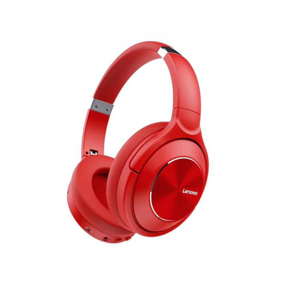 Lenovo HD700 Bluetooth Noise Cancelling Headphones, Red