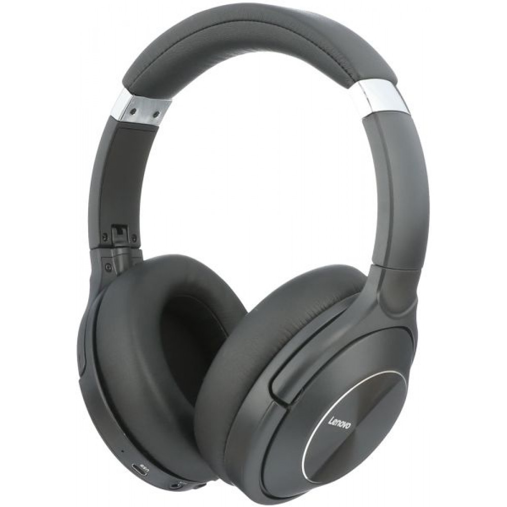 Lenovo HD700 Bluetooth Noise Cancelling Headphones, Black
